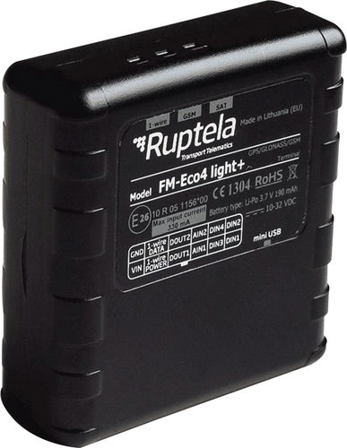 Configuración de equipo Ruptela – Finder AVL